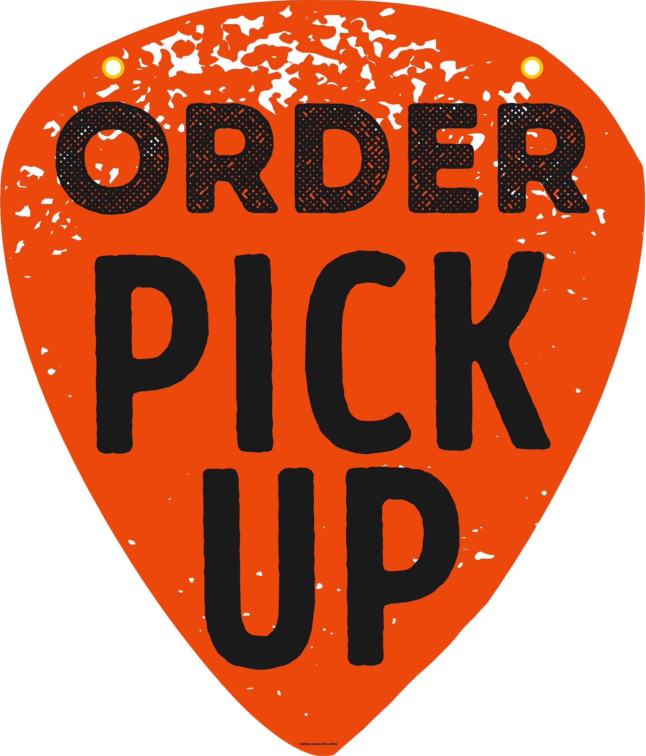 Moe's Order Pick Up Here Sign – Moe's Marketing Shop
